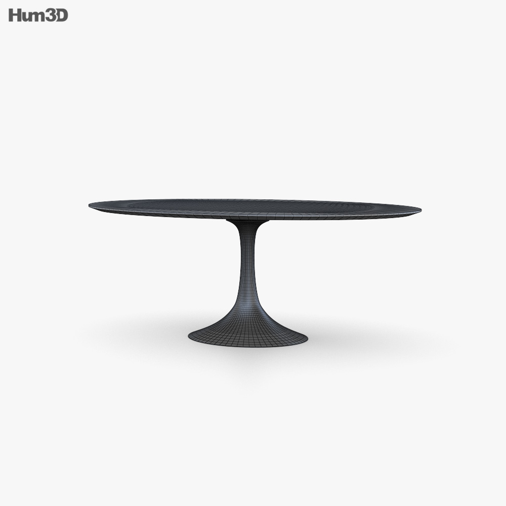 Restoration Hardware Aero Marble dining table 3D model - Download in ...