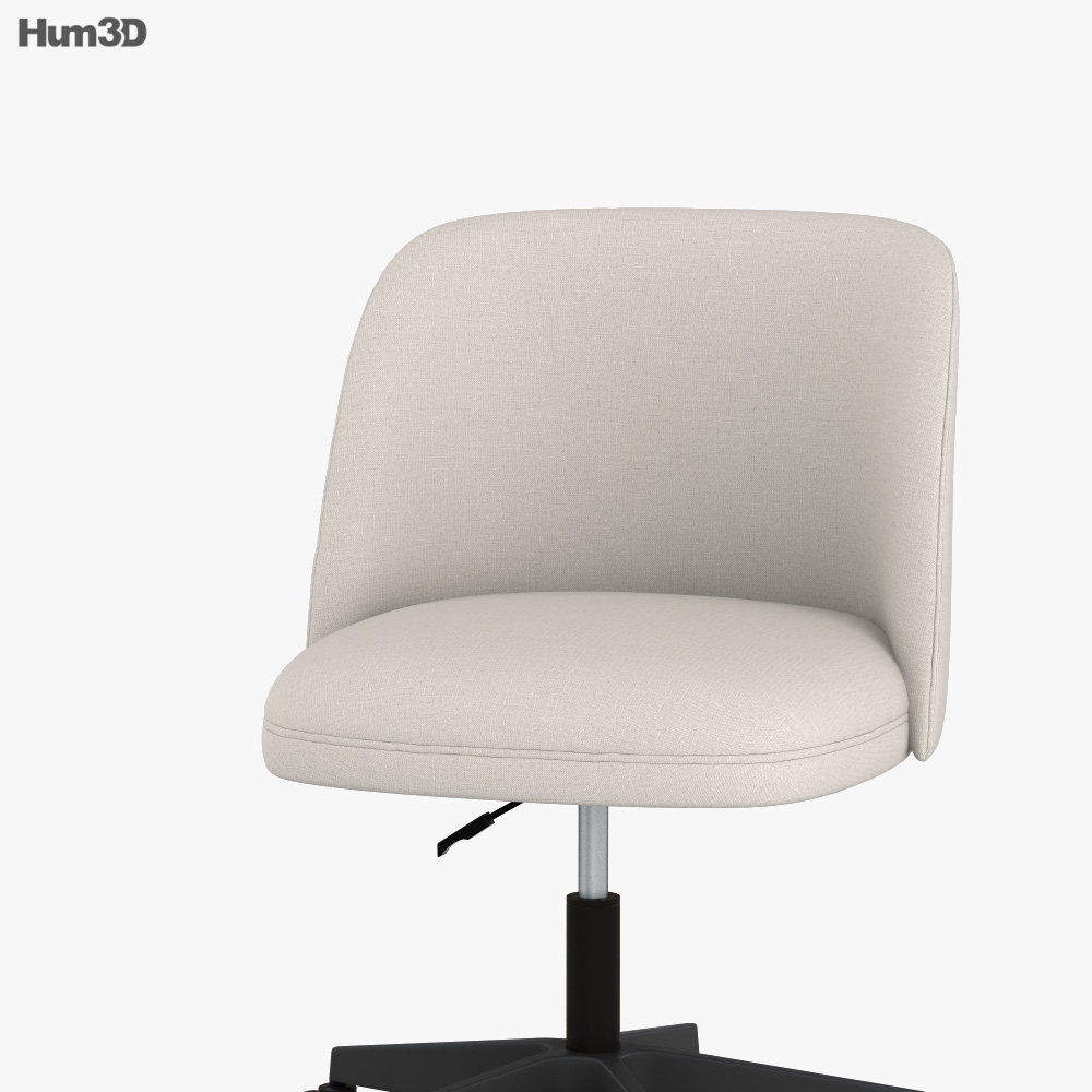 Restoration Hardware Alessa desk chair 3D model - Download in MAX, OBJ ...