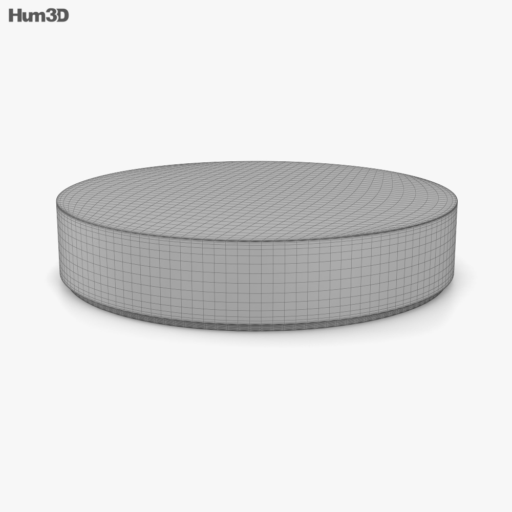 Restoration Hardware Machinto Round Coffee table 3D model - Download in ...
