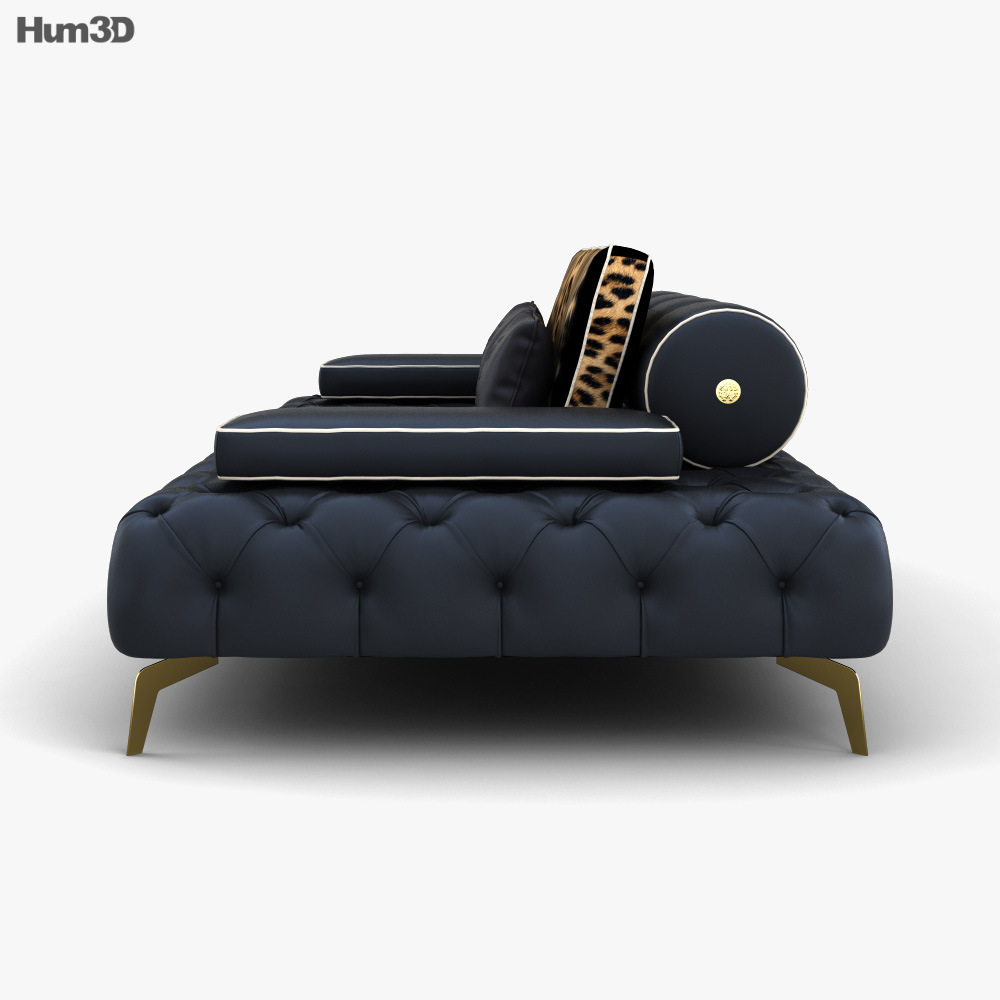 Roberto Cavalli Darlington Sofa 3D model - Download in MAX, OBJ, FBX, C4D