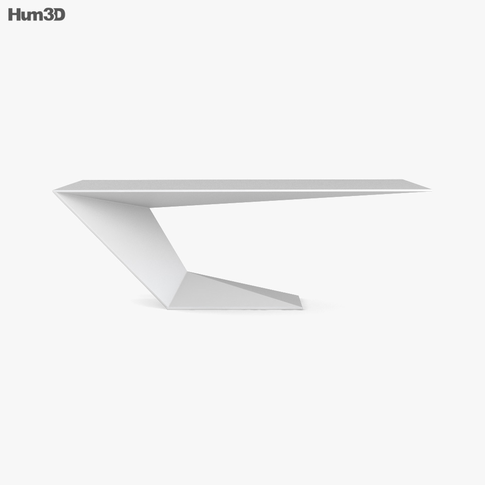 Roche Bobois Furtif Small Desk 3D model - Download in MAX, OBJ, FBX, C4D