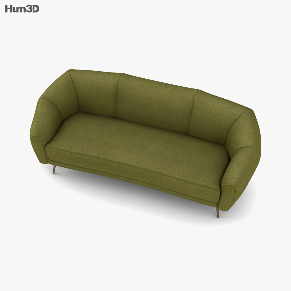 Rubelli Palazzo Sofa 3D model - Download in MAX, OBJ, FBX, C4D