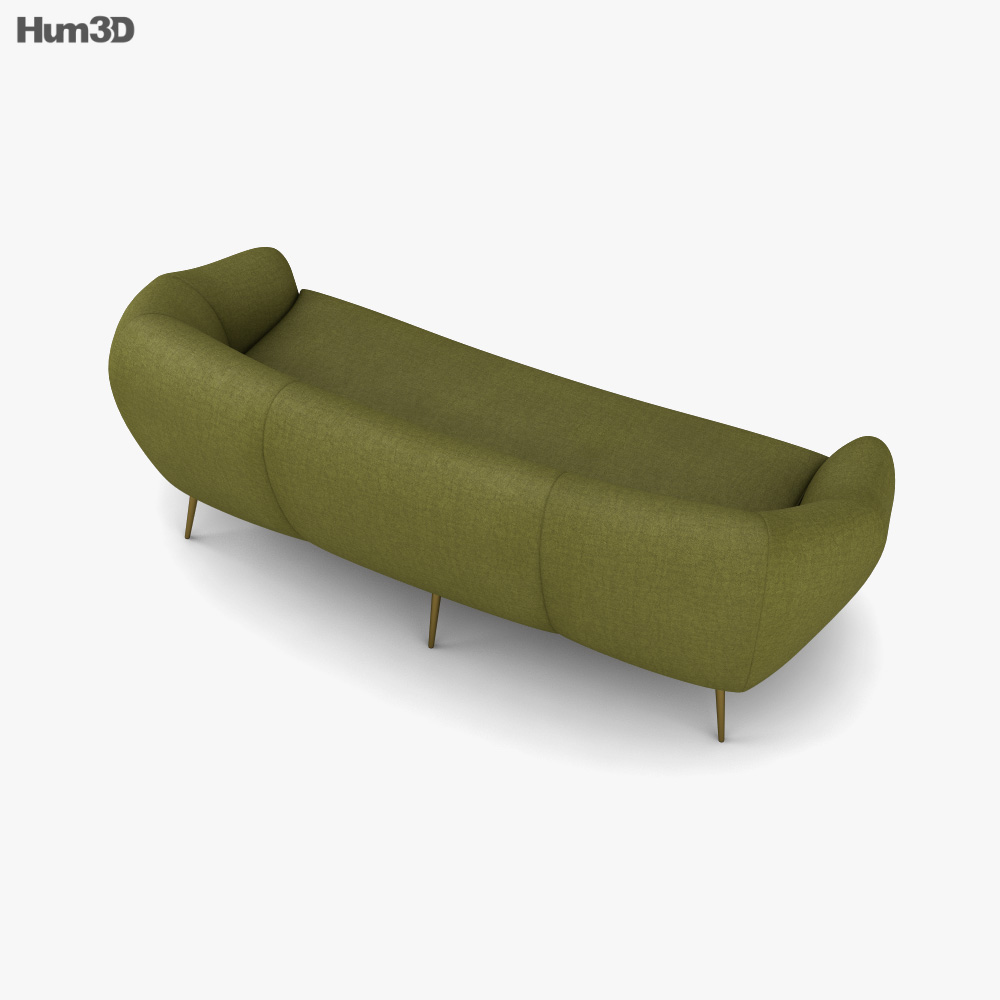 Rubelli Palazzo Sofa 3D model - Download in MAX, OBJ, FBX, C4D