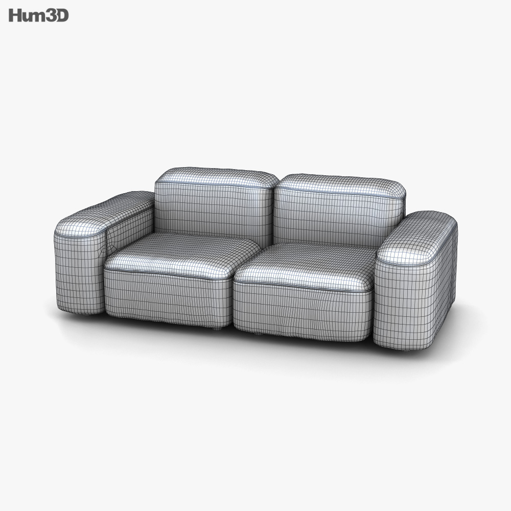 Sarah Ellison Muse Sofa 3D model - Download in MAX, OBJ, FBX, C4D