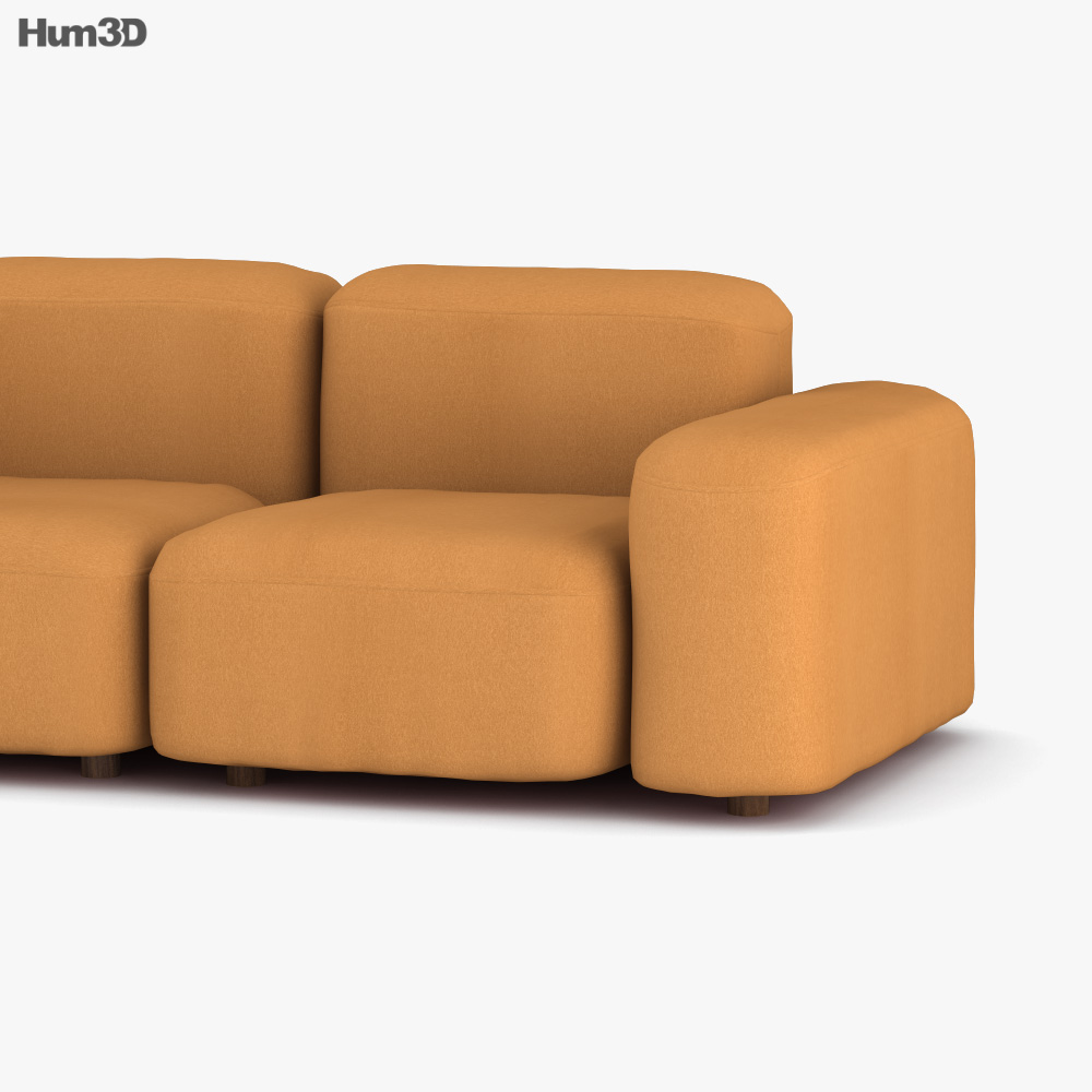 Sarah Ellison Muse Sofa 3D model - Download in MAX, OBJ, FBX, C4D