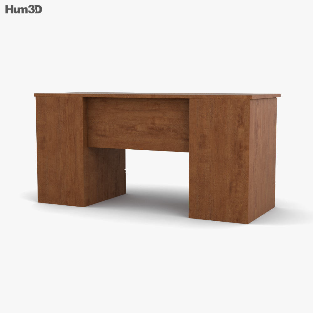 Sauder Computer desk 3D model - Download in MAX, OBJ, FBX, C4D