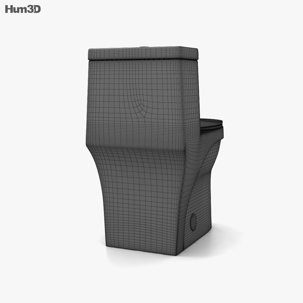 Swiss Madison Virage One Piece toilet 3D model - Download in MAX, OBJ ...