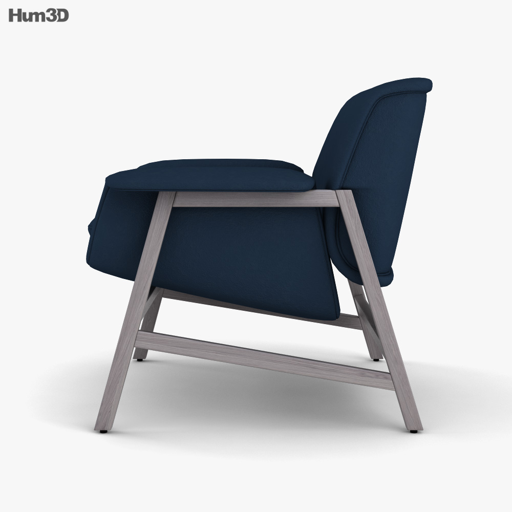 Tacchini Agnese Armchair 3D model - Download in MAX, OBJ, FBX, C4D
