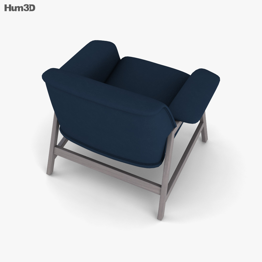 Tacchini Agnese Armchair 3D model - Download in MAX, OBJ, FBX, C4D
