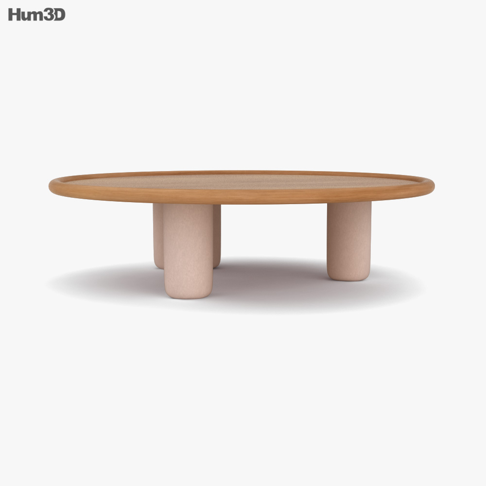 Tacchini Pluto Coffee table 3D model - Download in MAX, OBJ, FBX, C4D