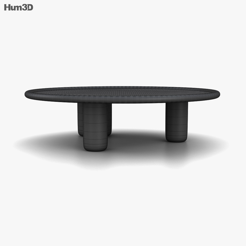 Tacchini Pluto Coffee table 3D model - Download in MAX, OBJ, FBX, C4D