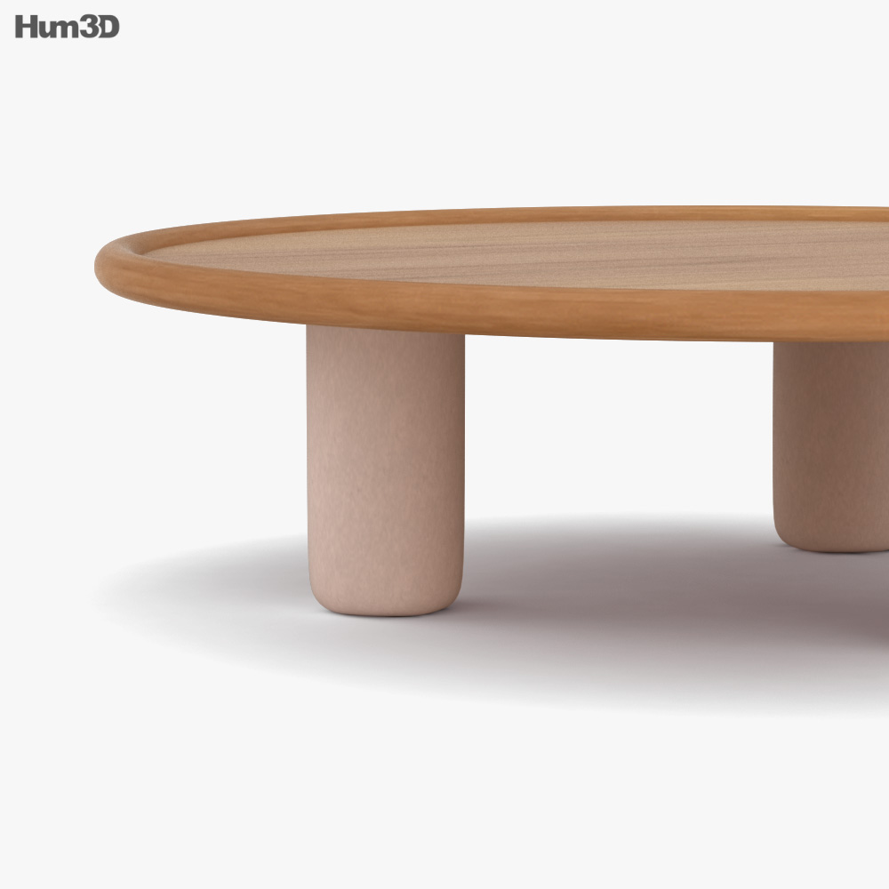 Tacchini Pluto Coffee table 3D model - Download in MAX, OBJ, FBX, C4D
