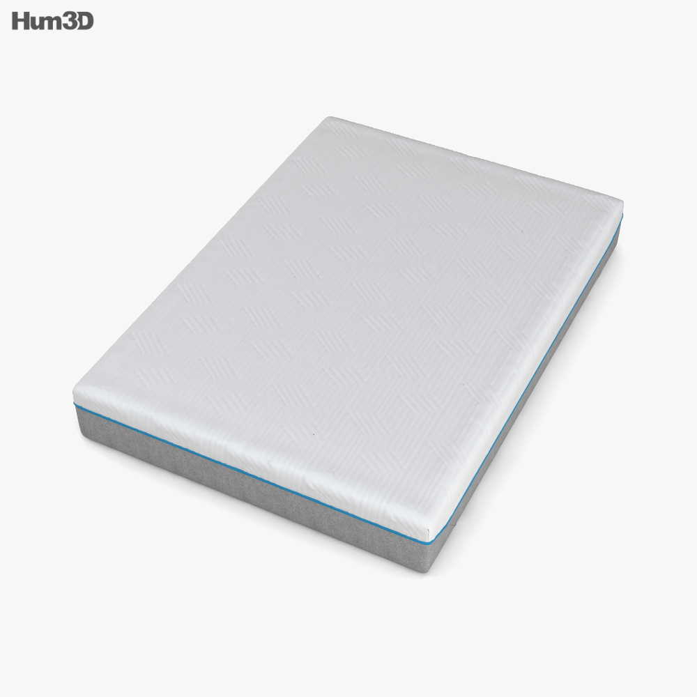 Tempur Cloud Elite Mattress 3D model - Download in MAX, OBJ, FBX, C4D
