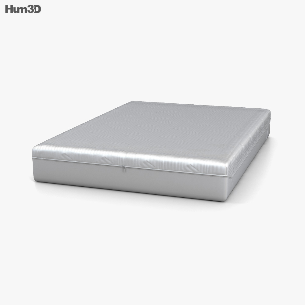 Tempur Cloud Elite Mattress 3D model - Download in MAX, OBJ, FBX, C4D