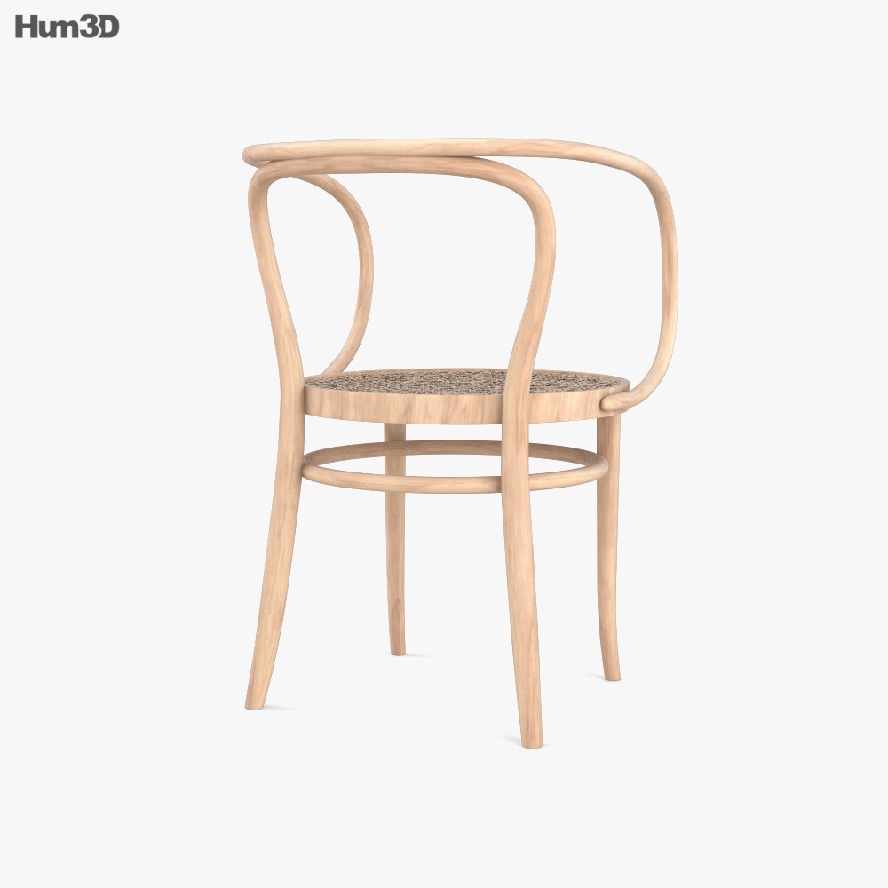 Thonet Bentwood 209 Chair 3D model - Download in MAX, OBJ, FBX, C4D