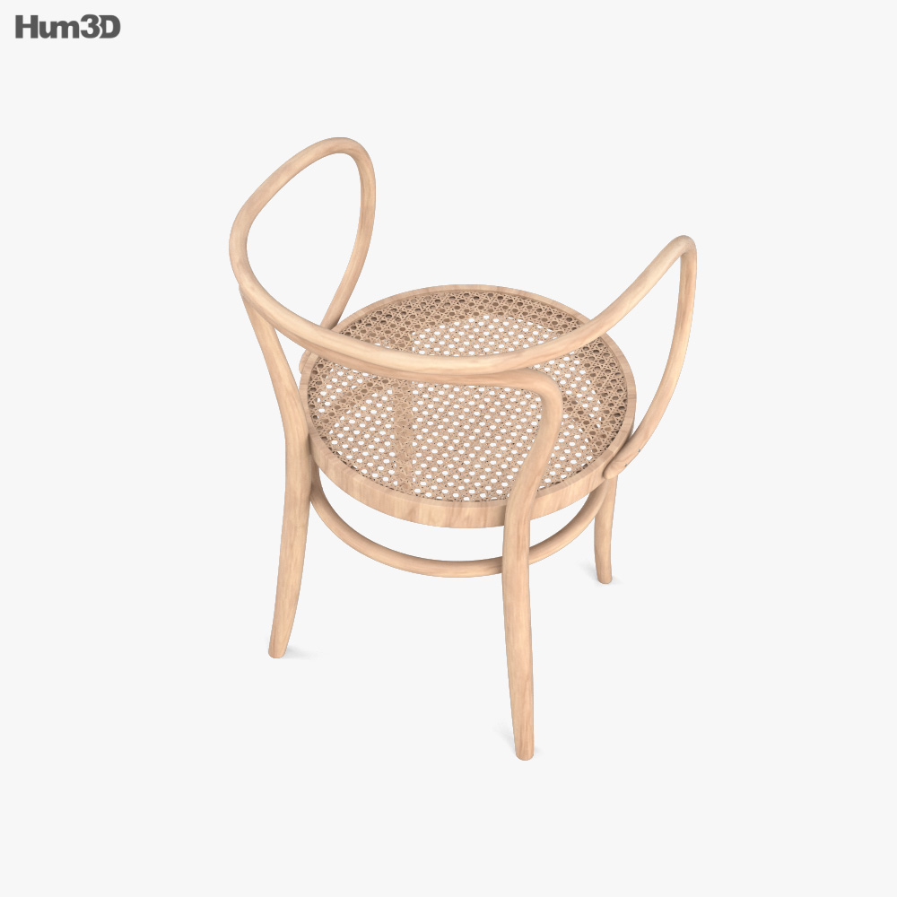 Thonet Bentwood 209 Chair 3D model - Download in MAX, OBJ, FBX, C4D