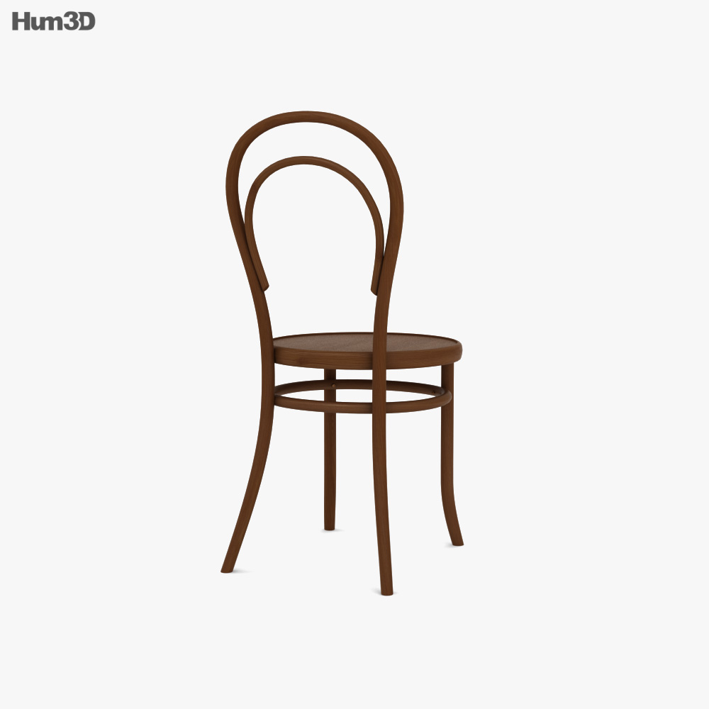 Thonet No 14 Chair 3D model - Download in MAX, OBJ, FBX, C4D