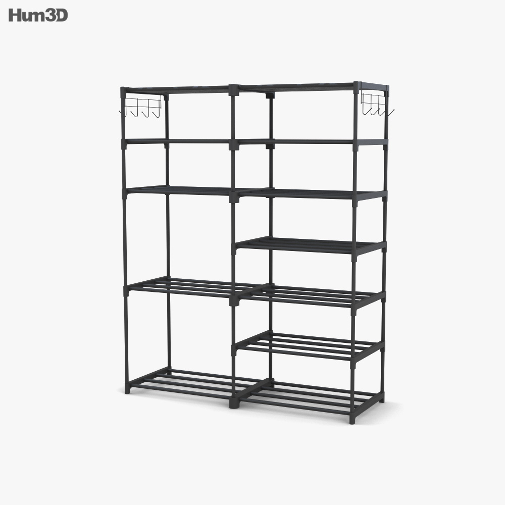 Tribesigns Shoe rack 3D model - Download in MAX, OBJ, FBX, C4D