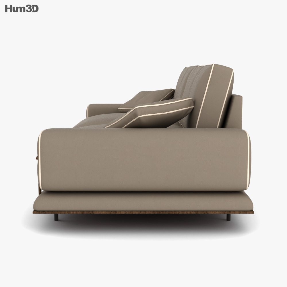 Turri Blues Sofa 3D model - Download in MAX, OBJ, FBX, C4D