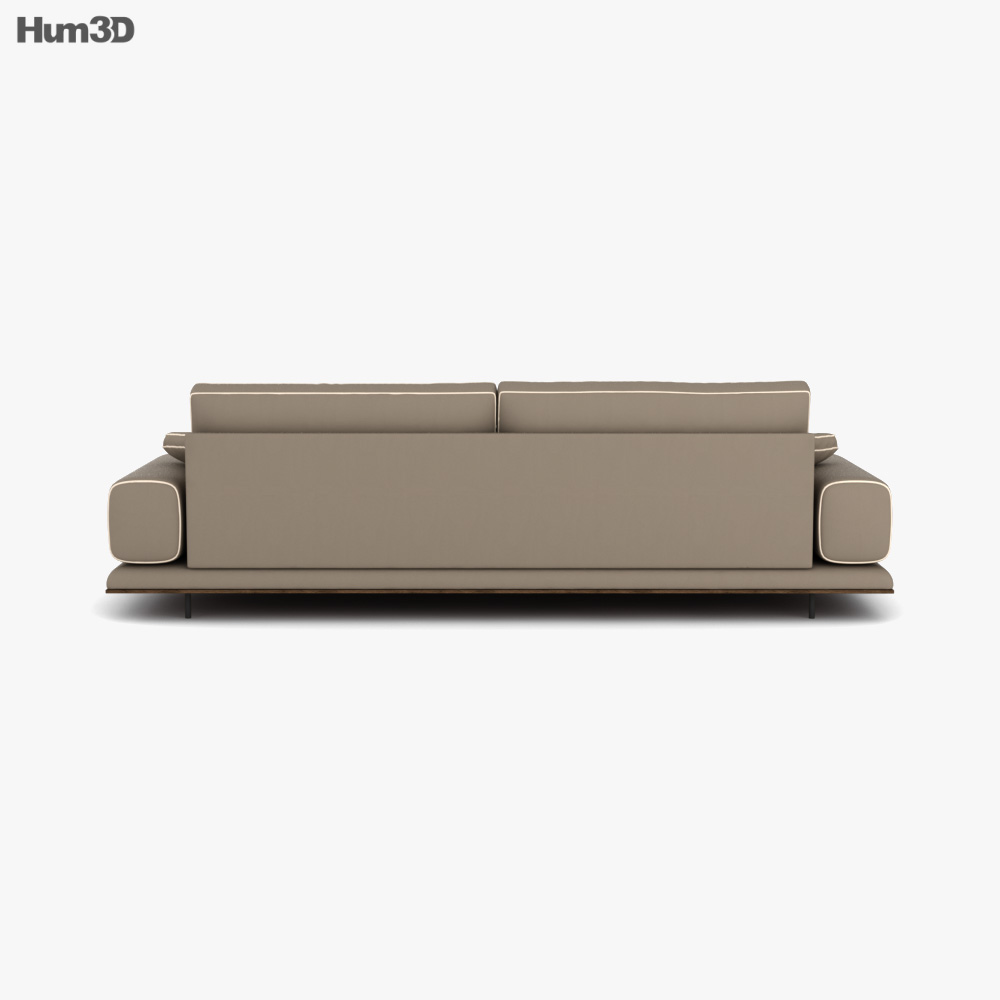 Turri Blues Sofa 3D model - Download in MAX, OBJ, FBX, C4D