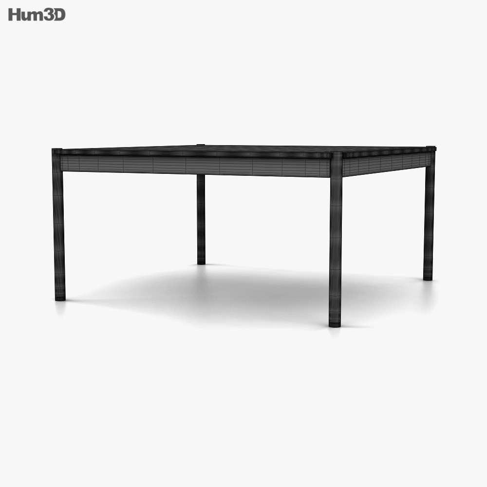 USM Haller Coffee table 3D model - Download in MAX, OBJ, FBX, C4D