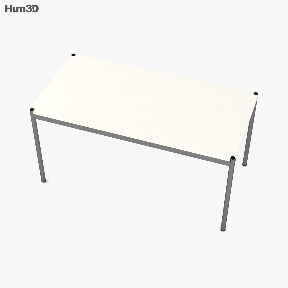 USM Haller Dining table 3D model - Download in MAX, OBJ, FBX, C4D