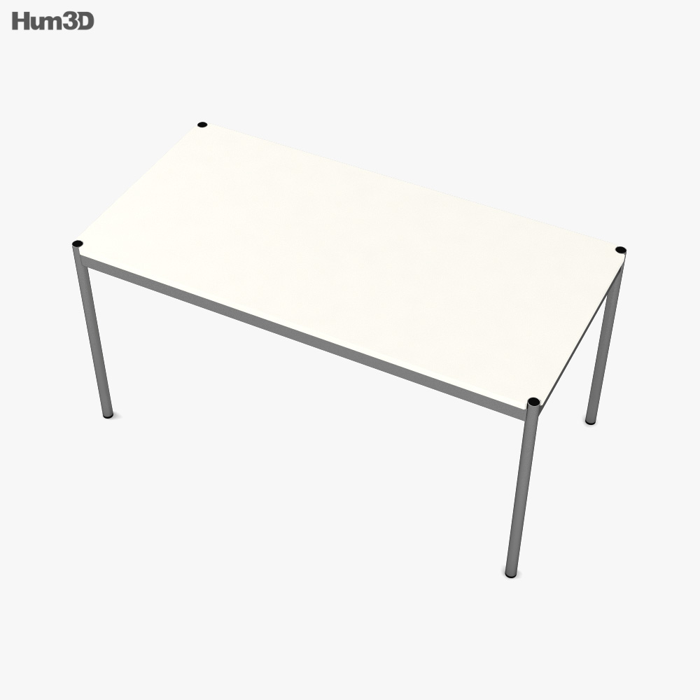 USM Haller Dining table 3D model - Download in MAX, OBJ, FBX, C4D