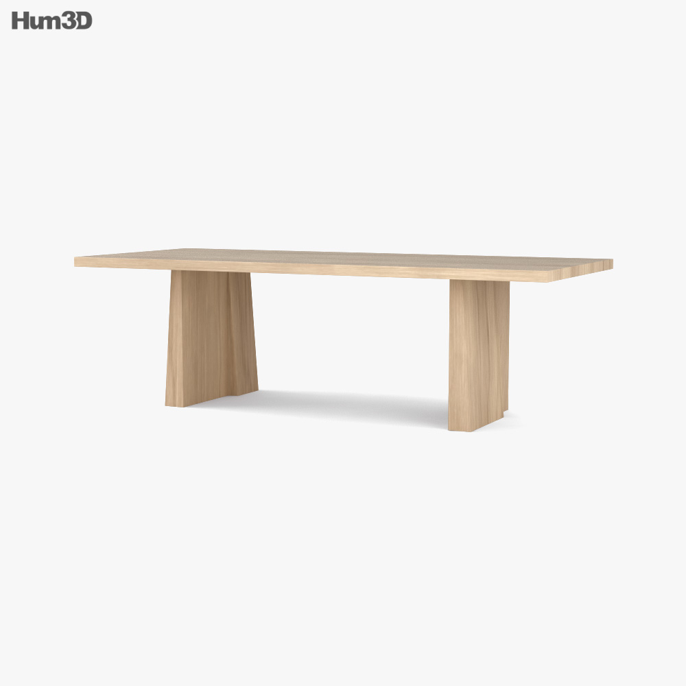 Van Rossum Eli Slim Dining table 3D model - Download in MAX, OBJ, FBX, C4D