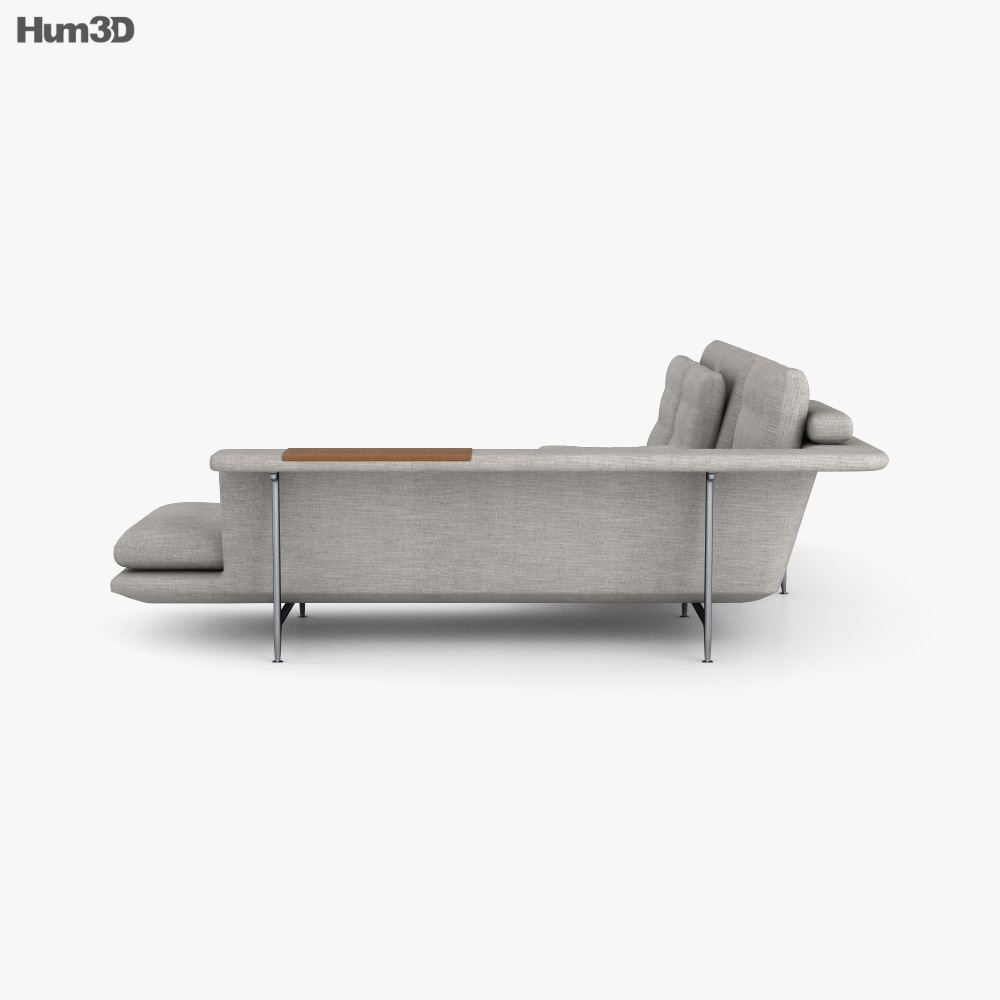 Vitra Grand Sofa 3D model - Download in MAX, OBJ, FBX, C4D