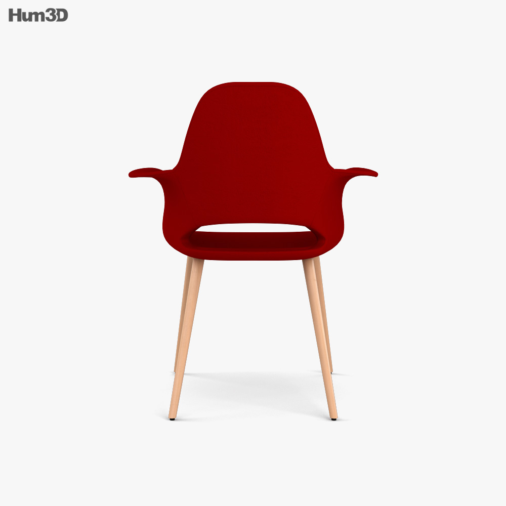 Vitra Organic Conference Chair 3D model - Download in MAX, OBJ, FBX, C4D