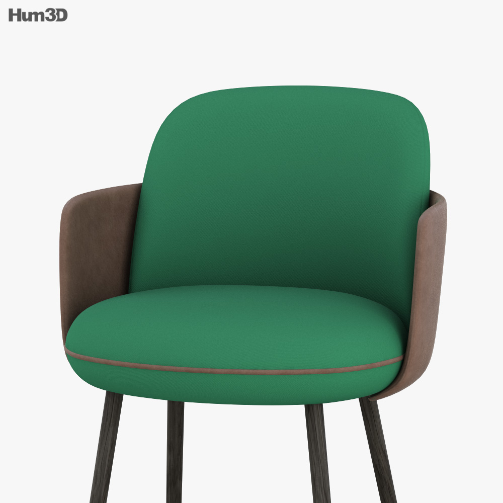 Wittmann Merwyn Chair 3D model - Download in MAX, OBJ, FBX, C4D