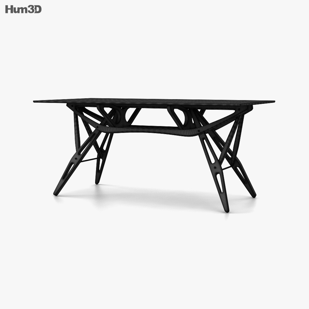Zanotta Real Table 3D model - Download in MAX, OBJ, FBX, C4D