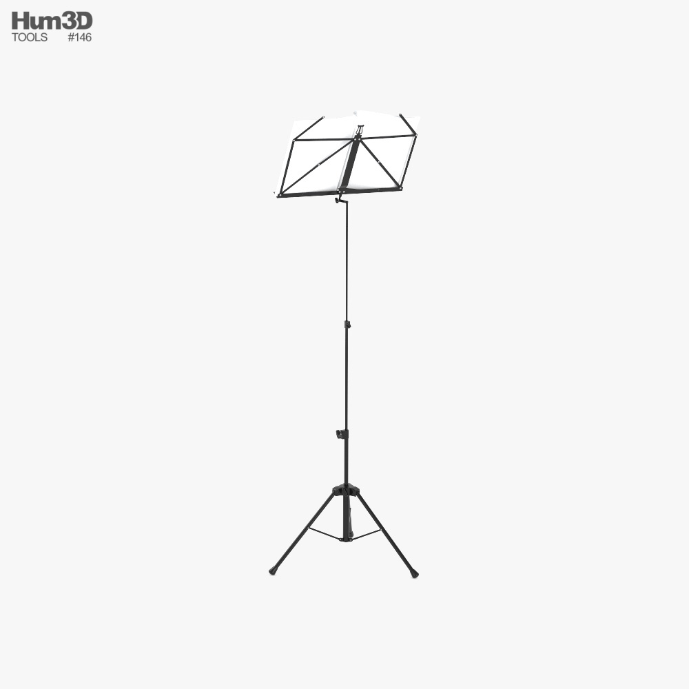 Music Stand 3D model - Download in MAX, OBJ, FBX, C4D