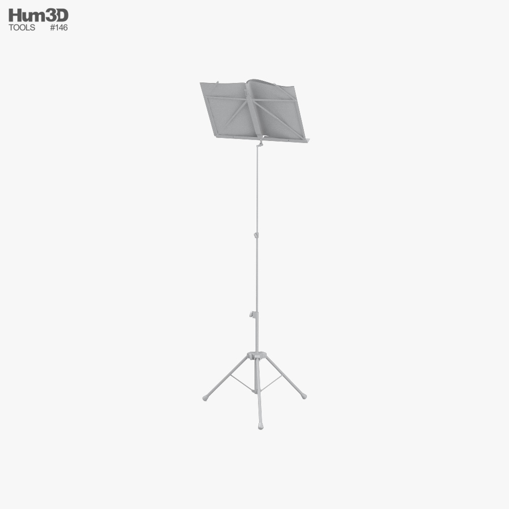 Music Stand 3D model - Download in MAX, OBJ, FBX, C4D