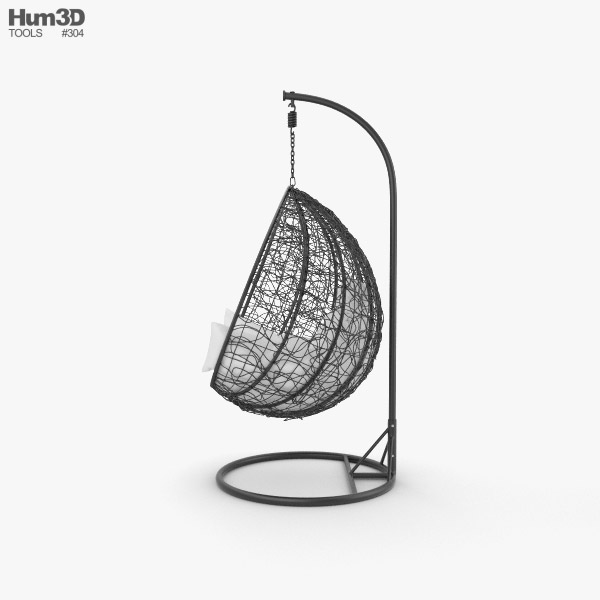 Hanging сhair 3D model - Download in MAX, OBJ, FBX, C4D