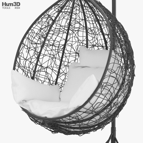 Hanging сhair 3D model - Download in MAX, OBJ, FBX, C4D