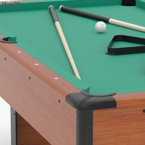 Pool Table 3D model - Download in MAX, OBJ, FBX, C4D
