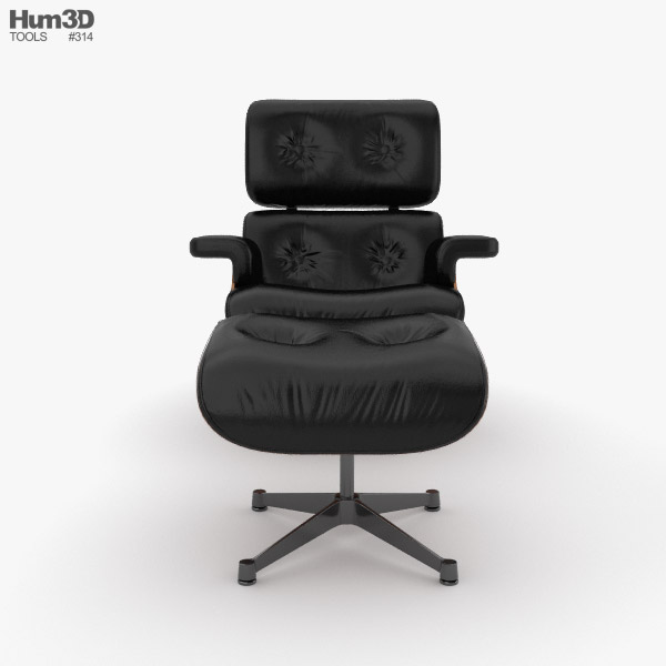 Eames Lounge chair 3D model - Download in MAX, OBJ, FBX, C4D