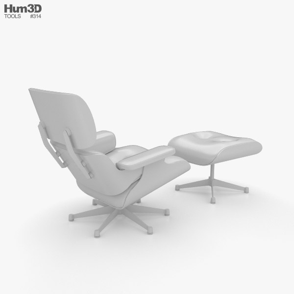 Eames Lounge chair 3D model - Download in MAX, OBJ, FBX, C4D