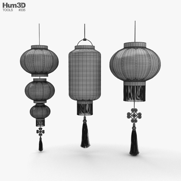 Chinese Lantern 3D model - Download in MAX, OBJ, FBX, C4D