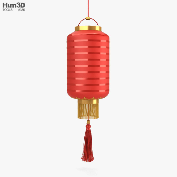 Chinese Lantern 3D model - Download in MAX, OBJ, FBX, C4D