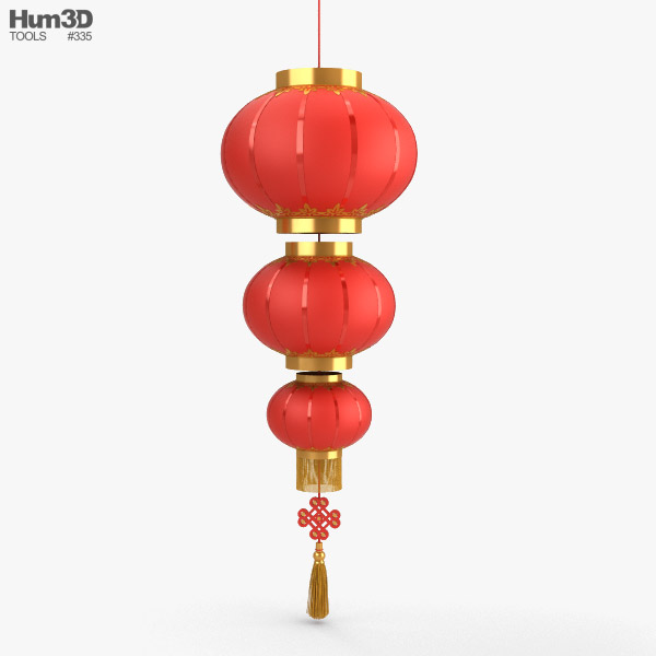 Chinese Lantern 3D model - Download in MAX, OBJ, FBX, C4D