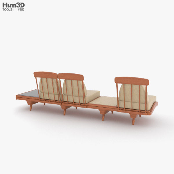 Bench 3D model - Download in MAX, OBJ, FBX, C4D