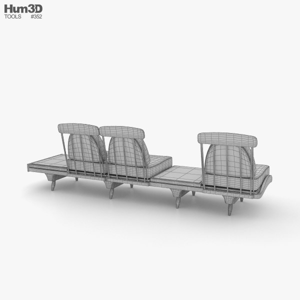 Bench 3D model - Download in MAX, OBJ, FBX, C4D