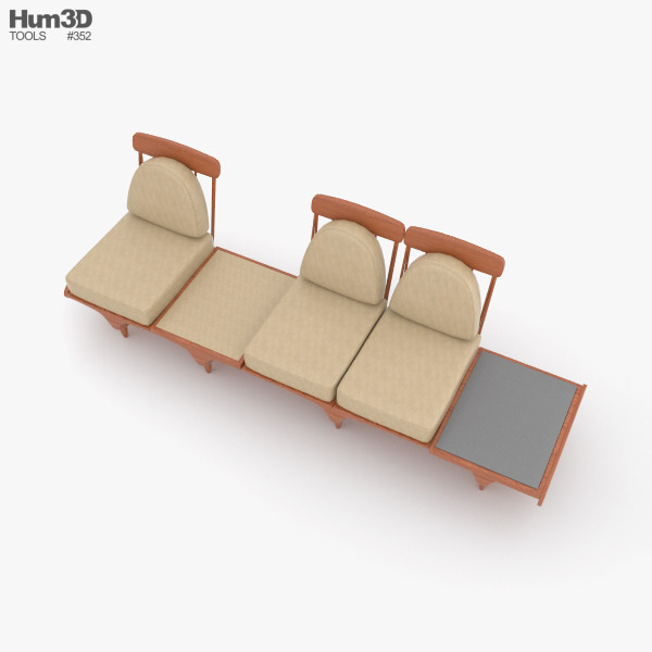 Bench 3D model - Download in MAX, OBJ, FBX, C4D