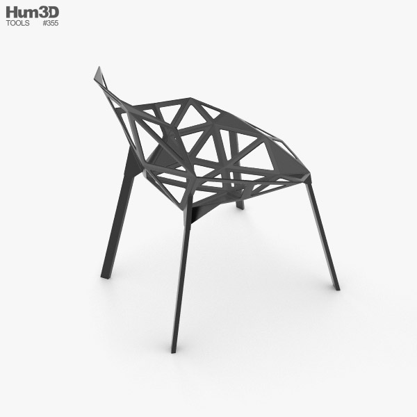 Magis chair one 3D model - Download in MAX, OBJ, FBX, C4D