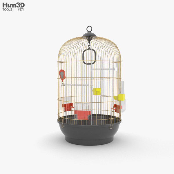 Bird Cage 3D model - Download in MAX, OBJ, FBX, C4D