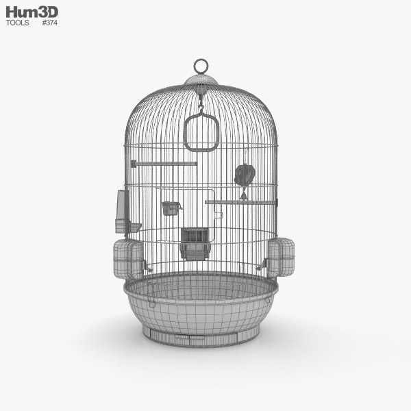 Bird Cage 3D model - Download in MAX, OBJ, FBX, C4D