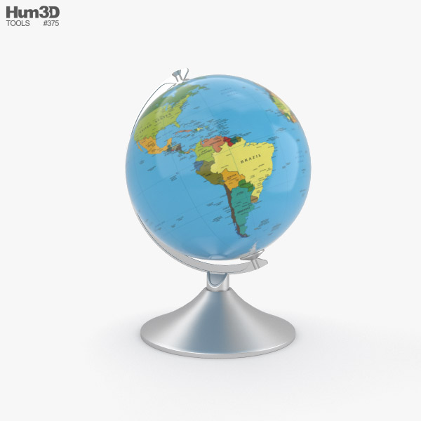 Globe 3D model - Download in MAX, OBJ, FBX, C4D