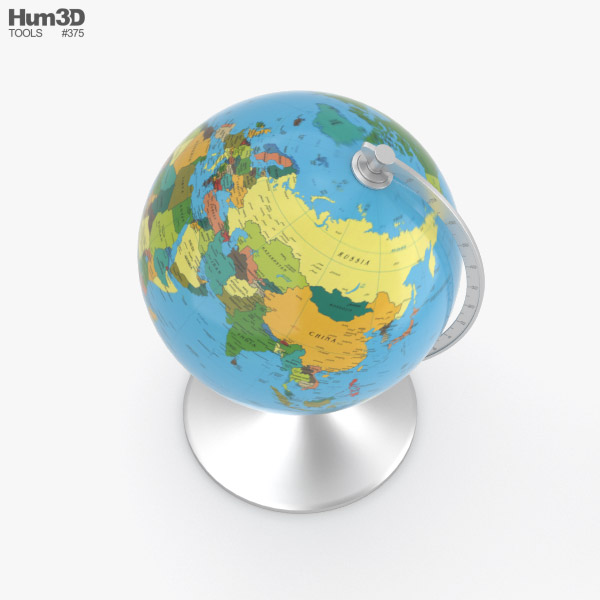 Globe 3D model - Download in MAX, OBJ, FBX, C4D
